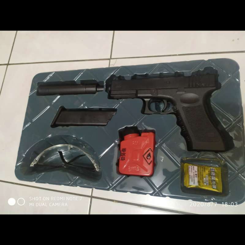Jual Water Gel Blaster Glock G18 With Magazine Di Seller Savagemall ...