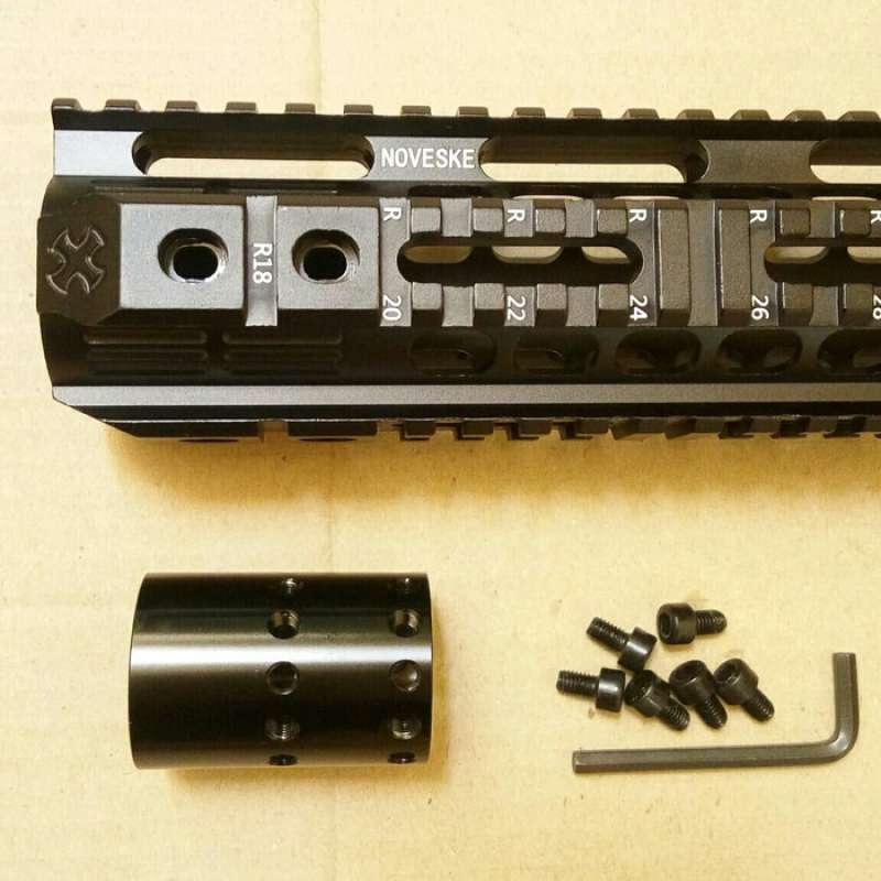 Jual handguard ris ras noveske rail 12inch m4 m16 ar15 aeg gbbr air ...