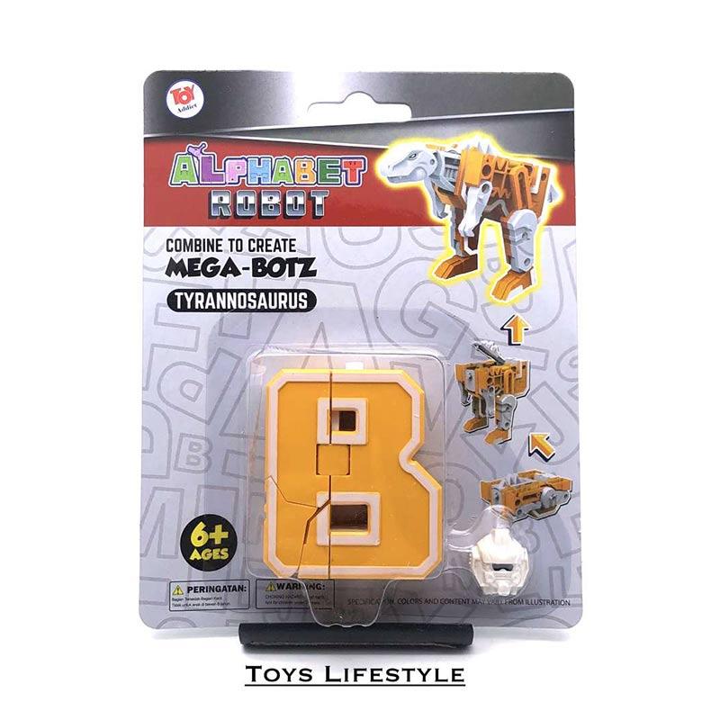Jual Mainan Edukasi Toy Addict Alphabet Huruf Robot Mega Botz (B) di ...
