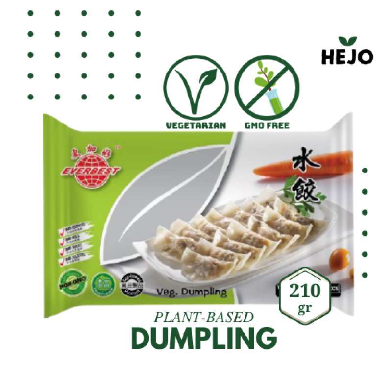 Jual Everbest - Vegetarian Dumpling 210 gr - Pangsit 水饺 SuiKiao Dim Sum ...