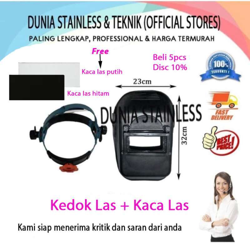 Jual Kedok Las Kepala Di Seller Dunia Stainless Steel - Kosambi Timur ...