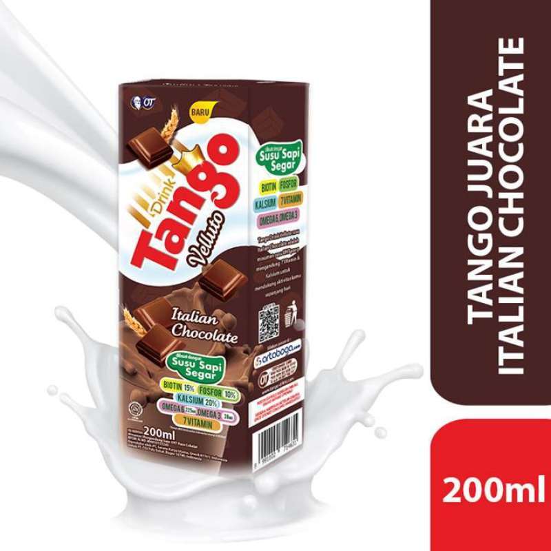Jual Tango Susu UHT Rasa Coklat 200ml / 24 pcs di Seller TOKO SENTOSA ...