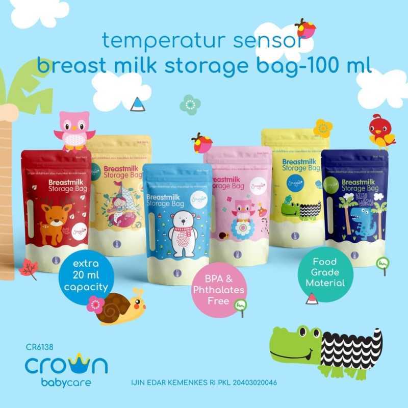 Jual Plastik ASI Crown 120ML Kantong Asi Kantong Susu 100+20ml di ...