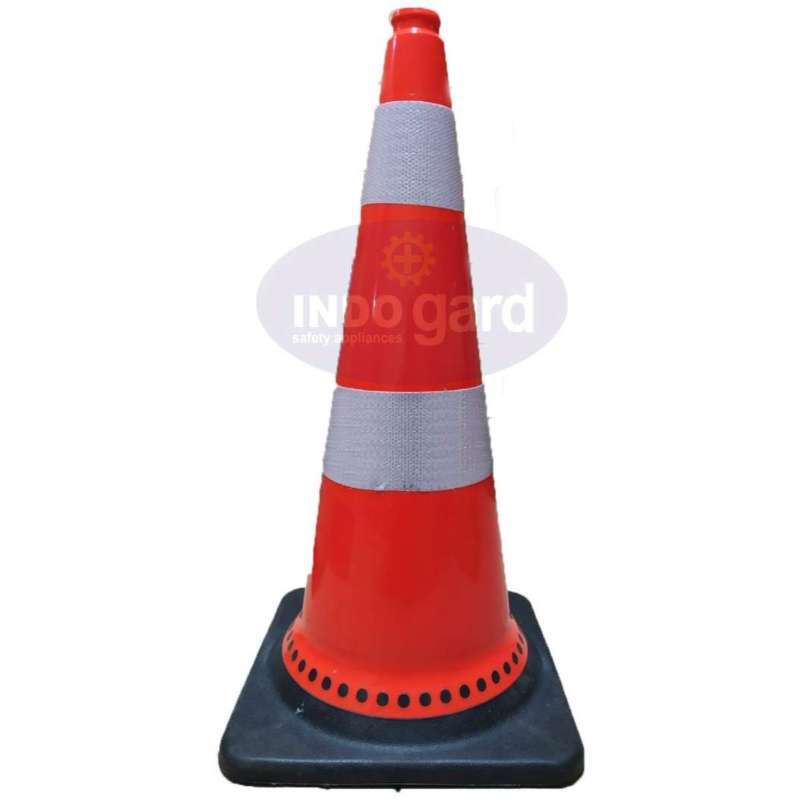 Jual Traffic Safety Cone 75cm,Rubber Kerucut,Pembatas Jalan Raya,Equipment Orange di Seller ...