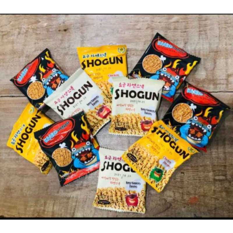 Jual [ ISI 30 PACK ] MIE SHOGUN KOREA SNACK MIE KREMES - SOYSAUCE MIX ...