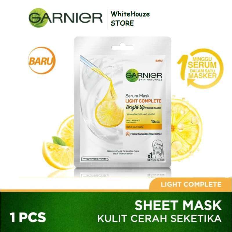 Promo GARNIER Light Complete Bright Up Tissue Mask Diskon 22% di Seller ...