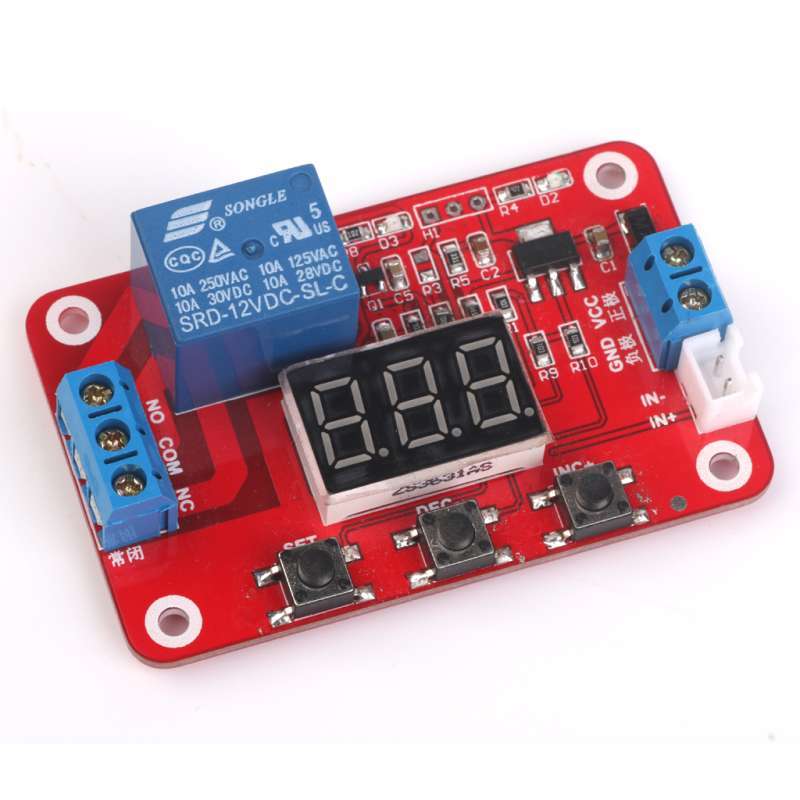 Jual Dc 12v 24v Temperature Display Module Sensor Relay Switch Control ...
