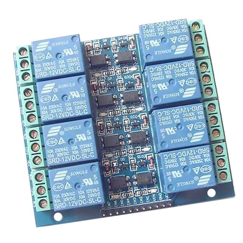 Promo 12V Dual Power Relay Module Optocoupler Opto Relay Board for Blue ...