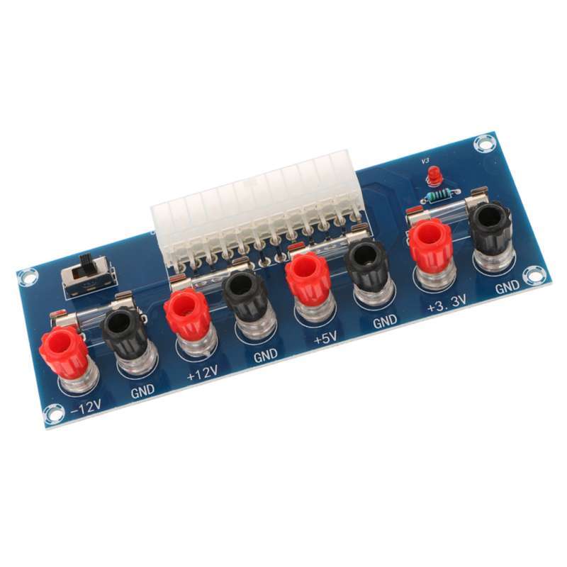 Promo Benchtop Power Board 24-Pin Computer ATX Power Supply Breakout ...