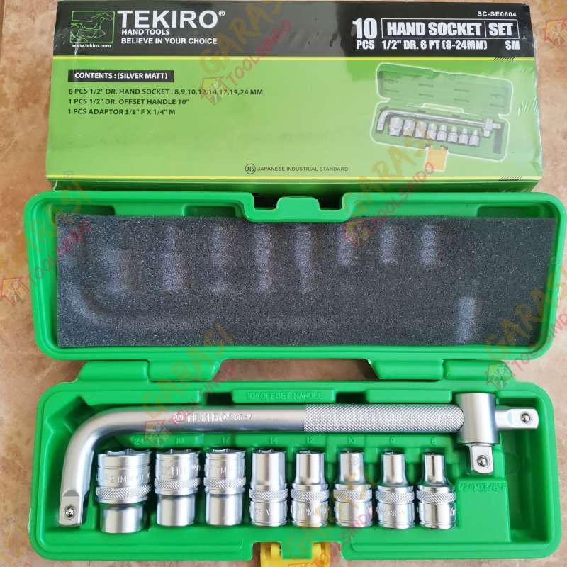 Jual Kunci Sok Set 10 Pcs Tekiro Kunci Sock Kunci Shock Socket Set Di Seller Garasi Toolsindo ...