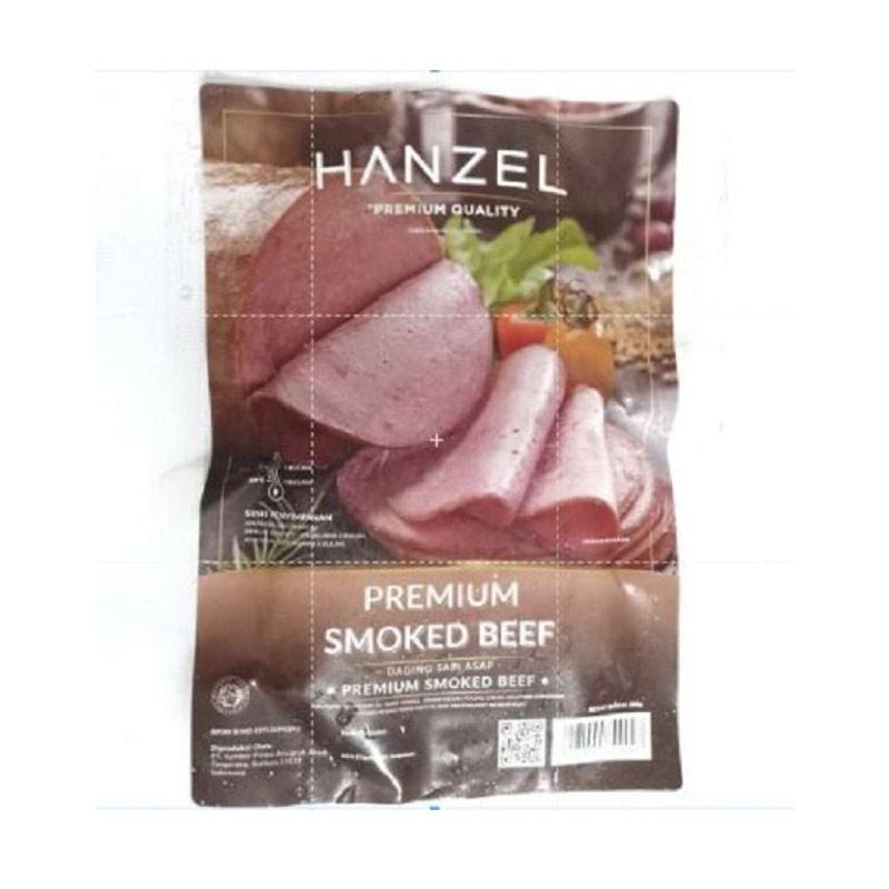 Jual Hanzel Smoked Beef Premium 200 gr 12 Slice di Seller Trio Frozen ...
