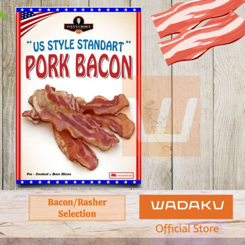Jual Bacon babi Sven's choice US standard pork Bacon 250g di Seller ...
