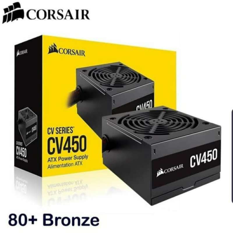 Jual Corsair CV450 - CV 450 450 Watt 80 Plus Bronze Power supply Resmi ...