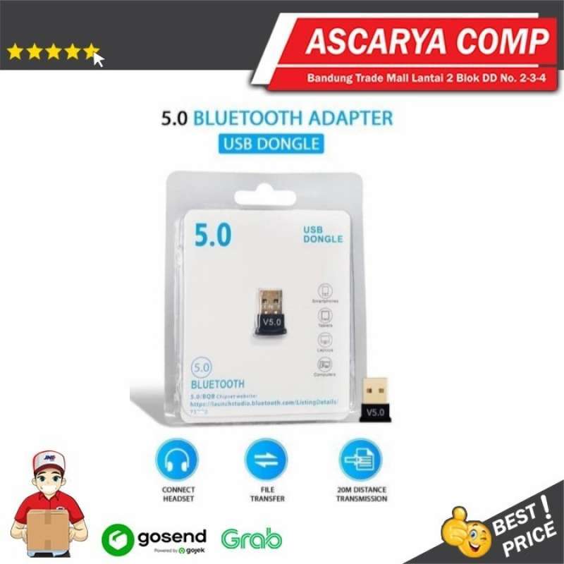 Jual USB Bluetooth 5.0 - USB Dongle Adapter 5.0 di Seller ASCARYA COMP ...