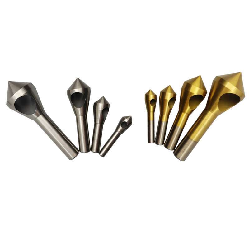 Jual 8PC Carbon Steel Countersink Counter Sink Metal Cutting Drill Bit ...