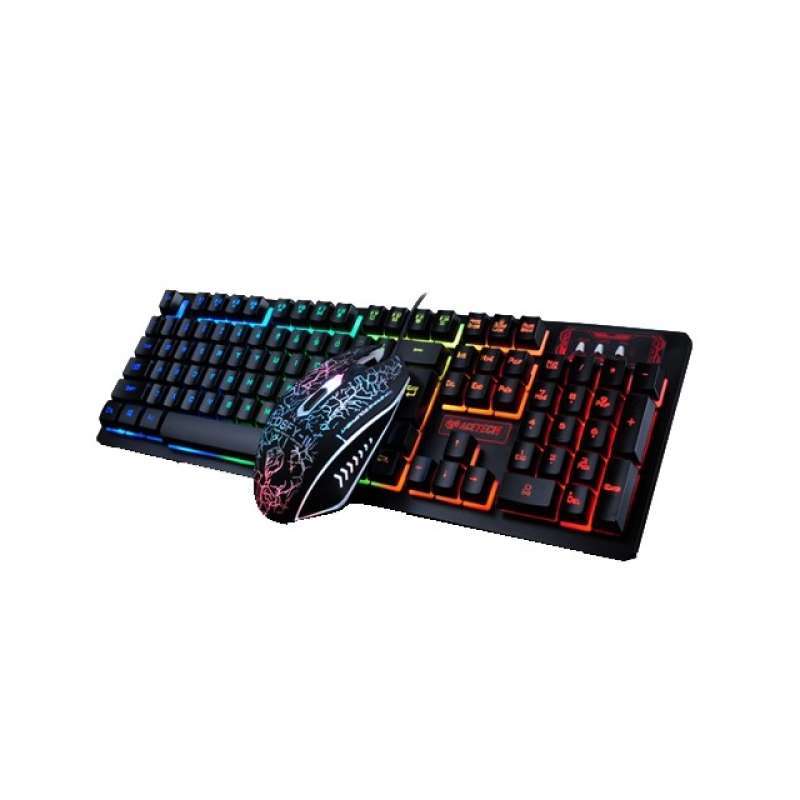 Promo Acetech Keyboard Mouse Combo Gaming Warfaction Backlight K13 ...