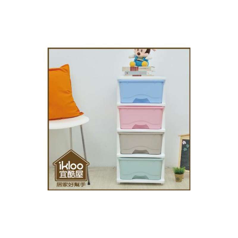Jual [TAITRA] (ikloo)4 Drawer Storage Cabinet/Organizer - Macaron Colors di Seller PChomeSEA ...