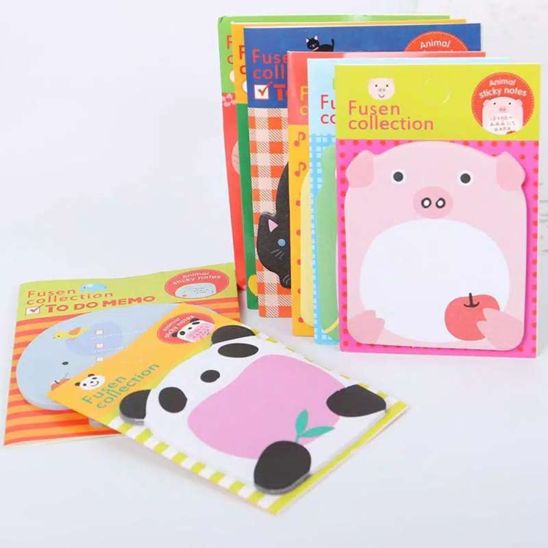 Jual Sticky Notes Motif Binatang Tempelan Kertas Catatan Memo Note ...