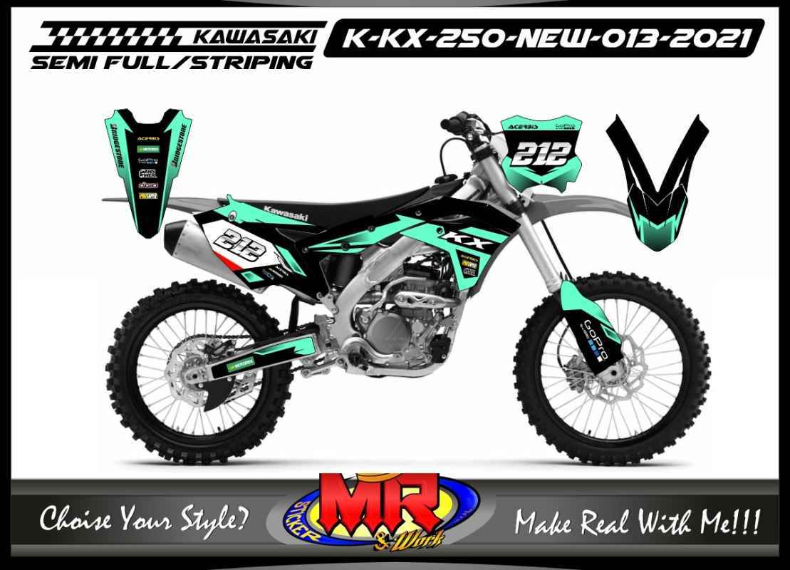 Promo Decal Stiker Body Motor Kawasaki Kx 250 New Stiker Moto Gastrack ...