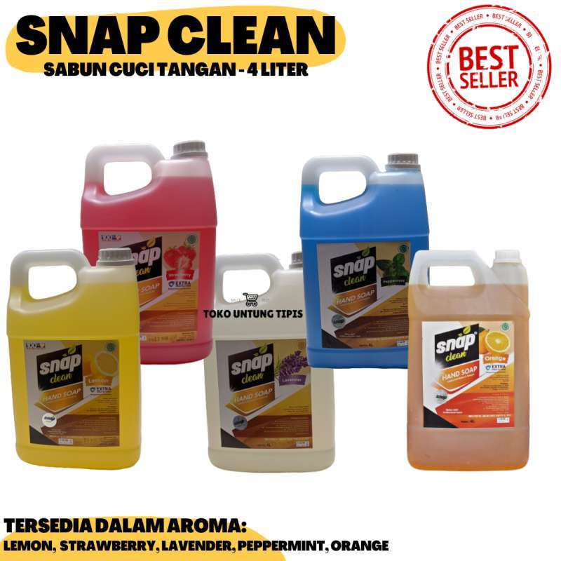 Jual Snap Clean Hand Soap - Sabun Cuci Tangan Jerigen 4 Liter ...