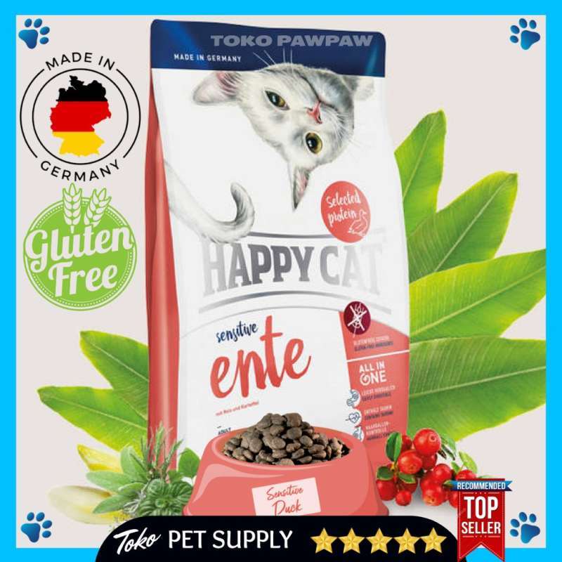 Jual Keperluan Kucing Kebutuhan Kucing Pakan Kucing Happy Cat Sensitive ...