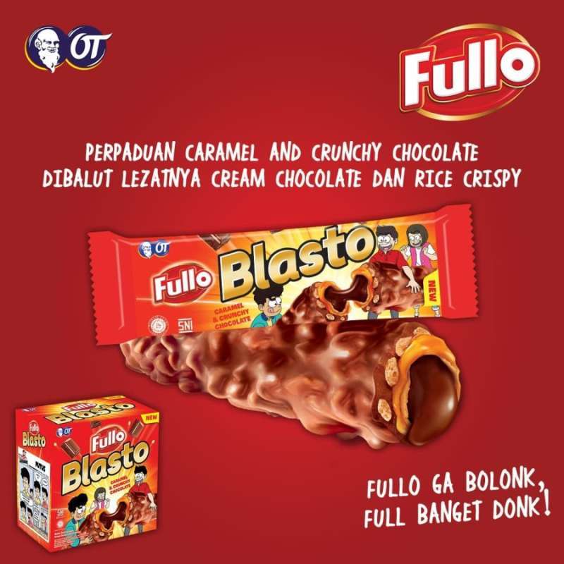 Jual Fullo Blasto Chocolate 15 Gram - ( Harga 1 Karton Isi 8 Box ) Di ...