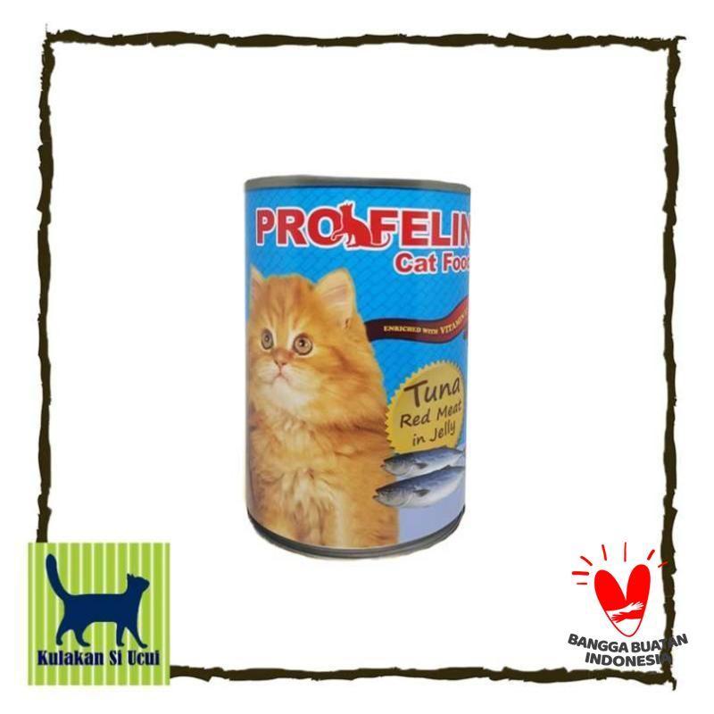 Jual Profelin Cat Wet Food 400 Gram Tuna Red Meat In Jelly Makanan ...