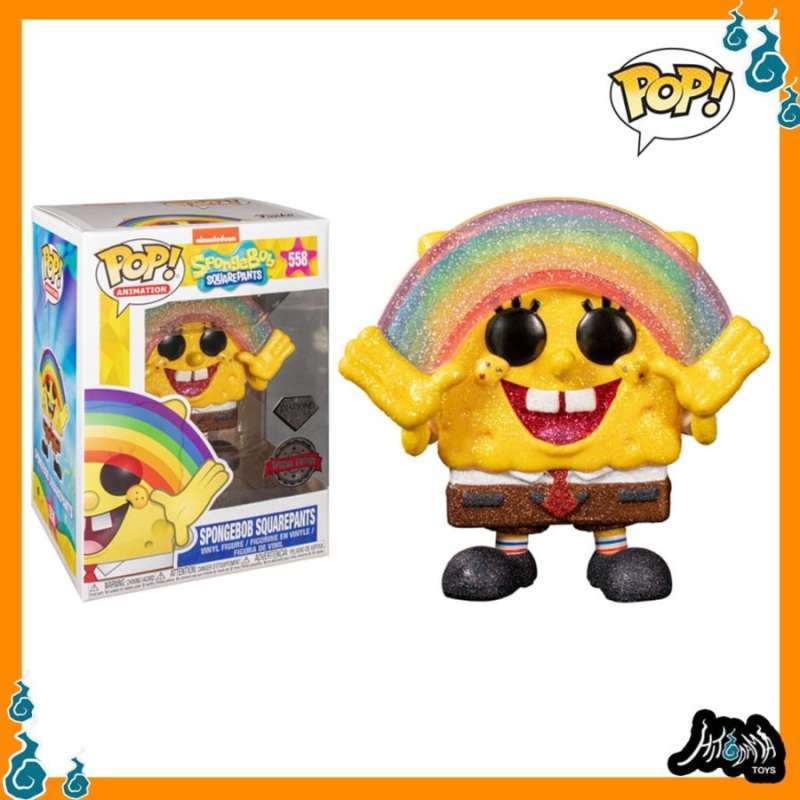 Jual Spongebob Squarepants With Rainbow Glitter Funko Pop Nickelodeon ...