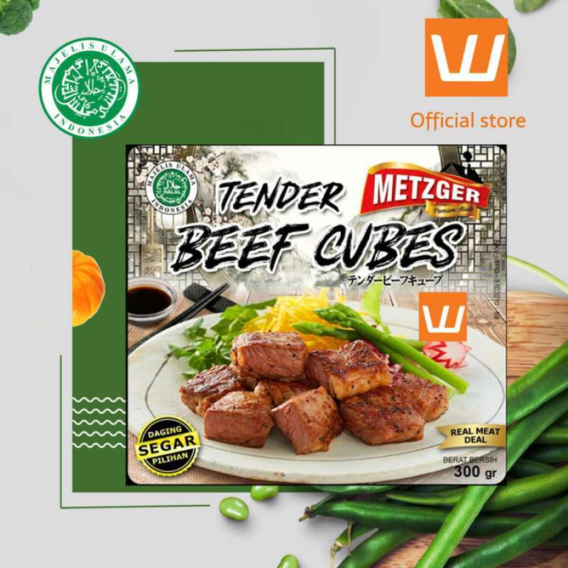 Jual Daging sapi cube Metzger saikoro 300 gr Tender beef cubes di ...