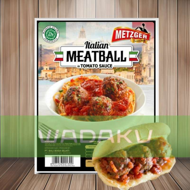 Jual Daging Sapi Metzger Italian Meatball In Tomato Sauce 300g L Di ...
