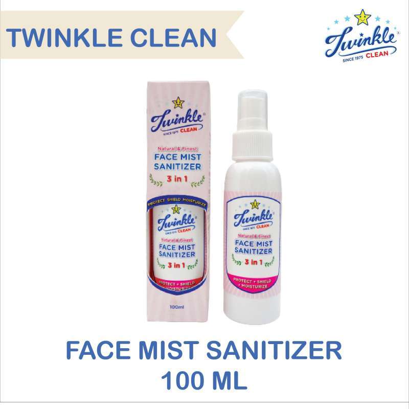 Jual Twinkle Clean 3 in 1 Facemist Sanitizer [100 mL] di Seller Twinkle ...
