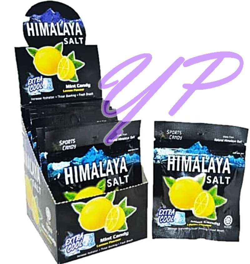 Jual Permen Himalaya Salt Candy Rasa Lemon Extra Cool 1 Box isi 12 ...