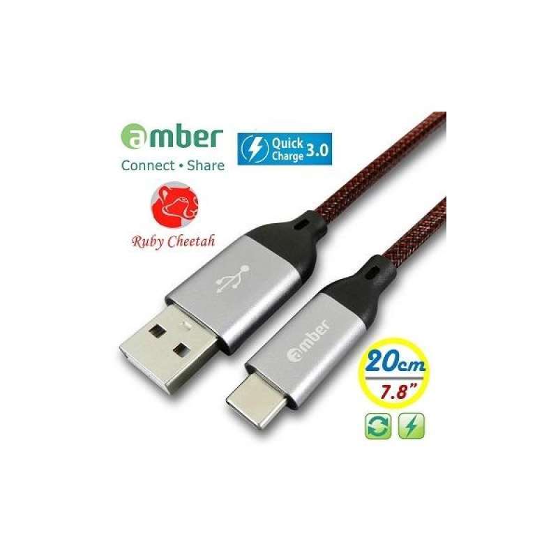 Jual (amber)Amber USB fast charge / data transmission line Ruby Cheetah ...
