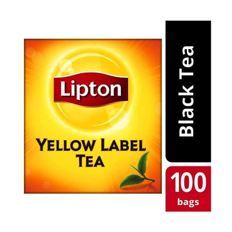 Jual Lipton Yellow Teh Sachet [No Envelope/ 100 Bags/ 6x100x2 g] di ...