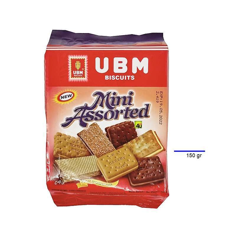 Promo UBM Mini Assorted Biscuits - 150 gr Diskon 7% di Seller cemilan4u ...