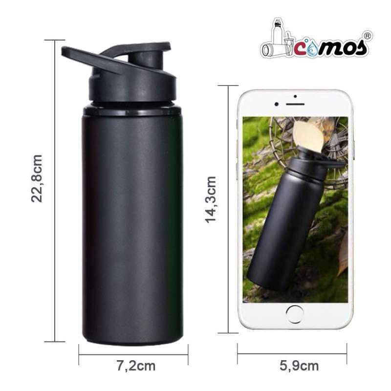 Jual Comos- Botol Air Minum Sepeda Olahraga Sport Aluminium (630ml ...