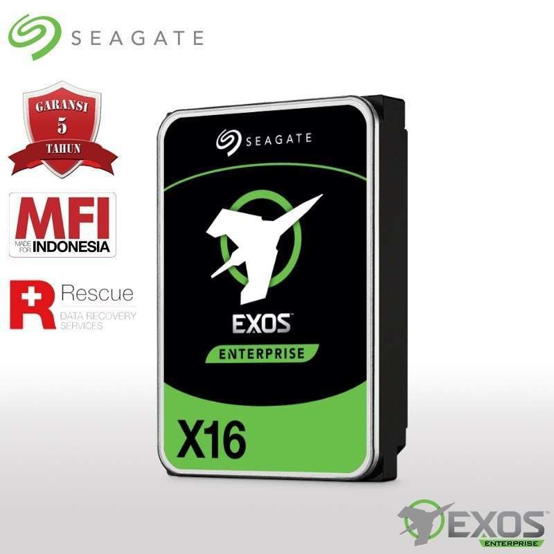 Jual Seagate Exos X16 Hdd / Hardisk Enterprise 16tb Sata 7200rpm Di ...