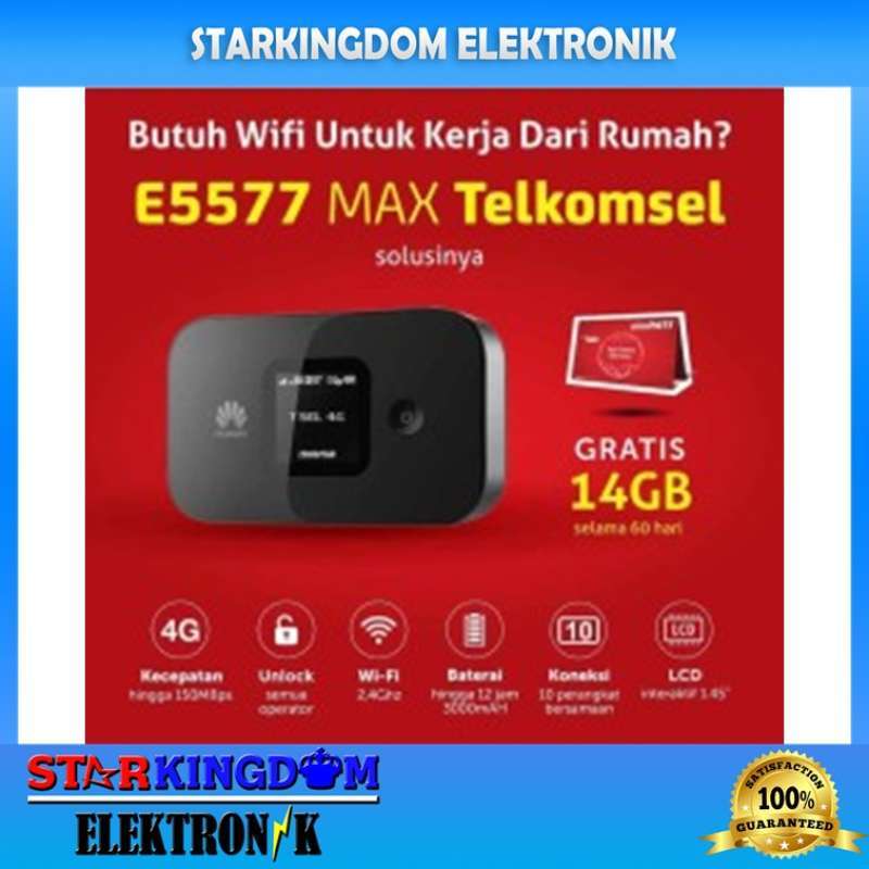 Jual Modem Wifi Huawei e5577 Max Telkomsel 4G LTE Mifi Unlock All ...