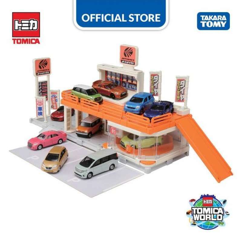 Jual Tomica World Build City Car Dealer Autobacs New di Seller DKBSHOP ...