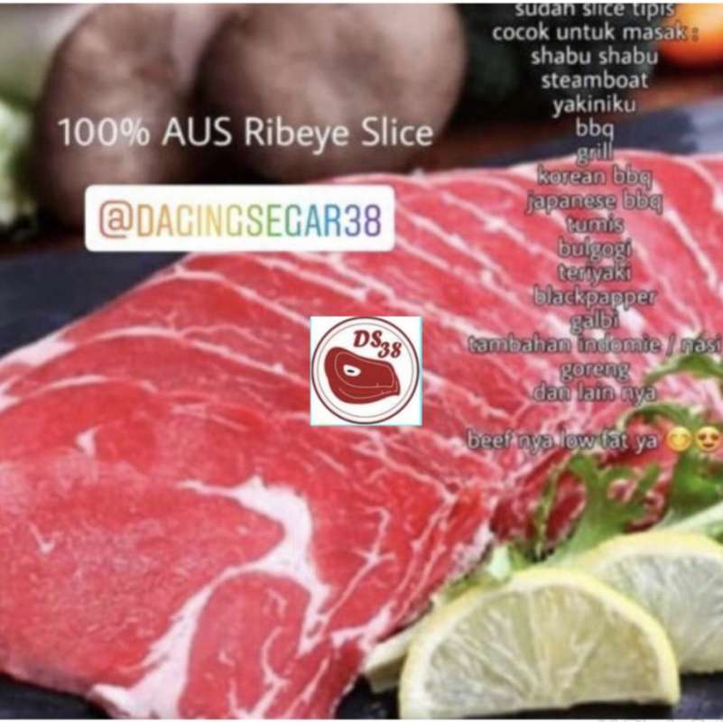 Jual DAGING SLICE TIPIS AUS / AUST BEEF SLICE / AUST SUKI @ 500GR ...