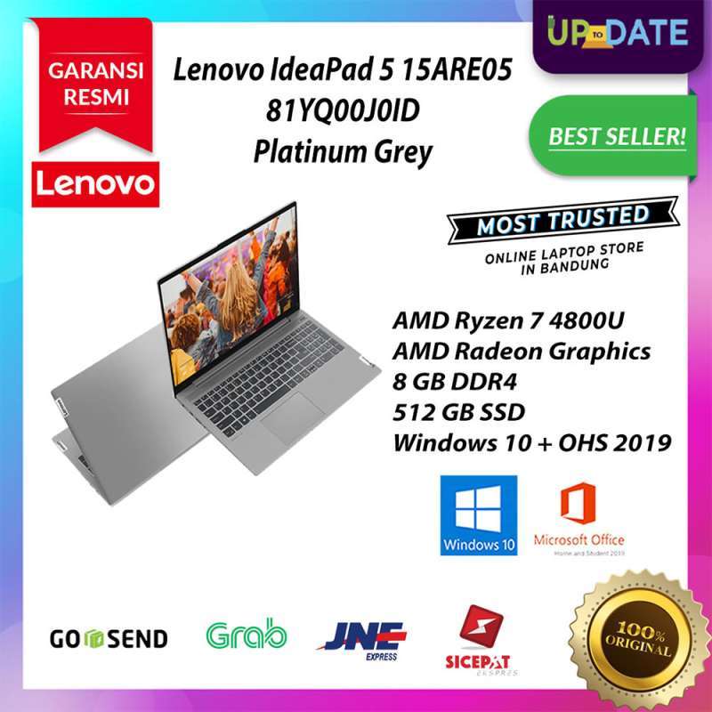 Jual Lenovo IdeaPad ARE HXID J ID Laptop AMD Ryzen U GB DDR GB SSD