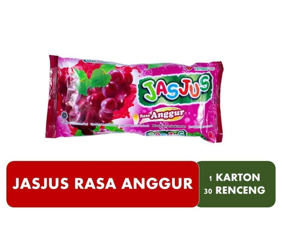 Jual JASJUS Anggur Minuman Serbuk [8 g/ 300 Sachet/ 1 Karton] di Seller ...