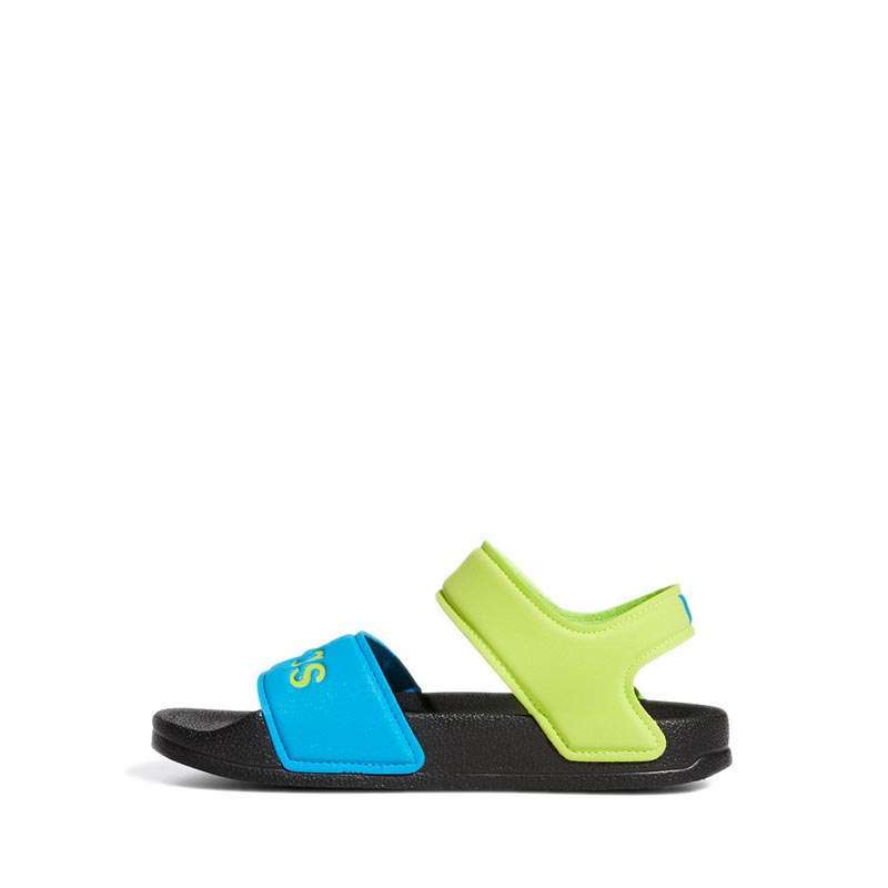 Jual Adidas Kid's Adilette Sandals - Core Black-Solar Yellow-Solar Blue ...