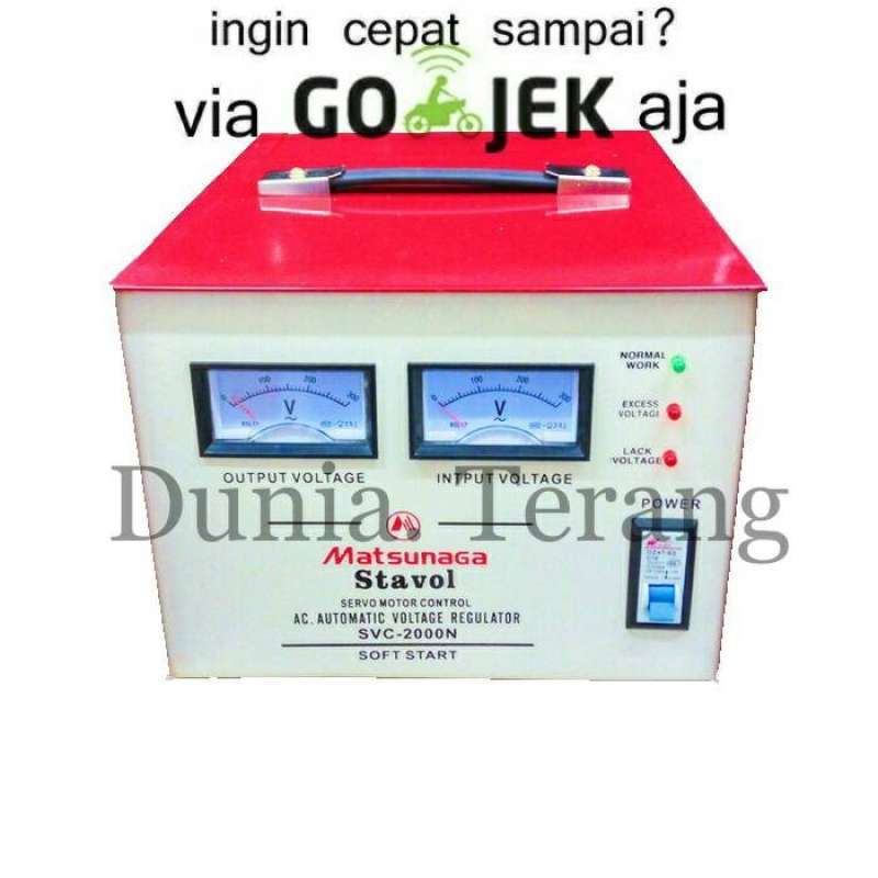 Jual Stabilizer Matsunaga 2000n Servo Motor / Stabilizer 2000 Di Seller ...