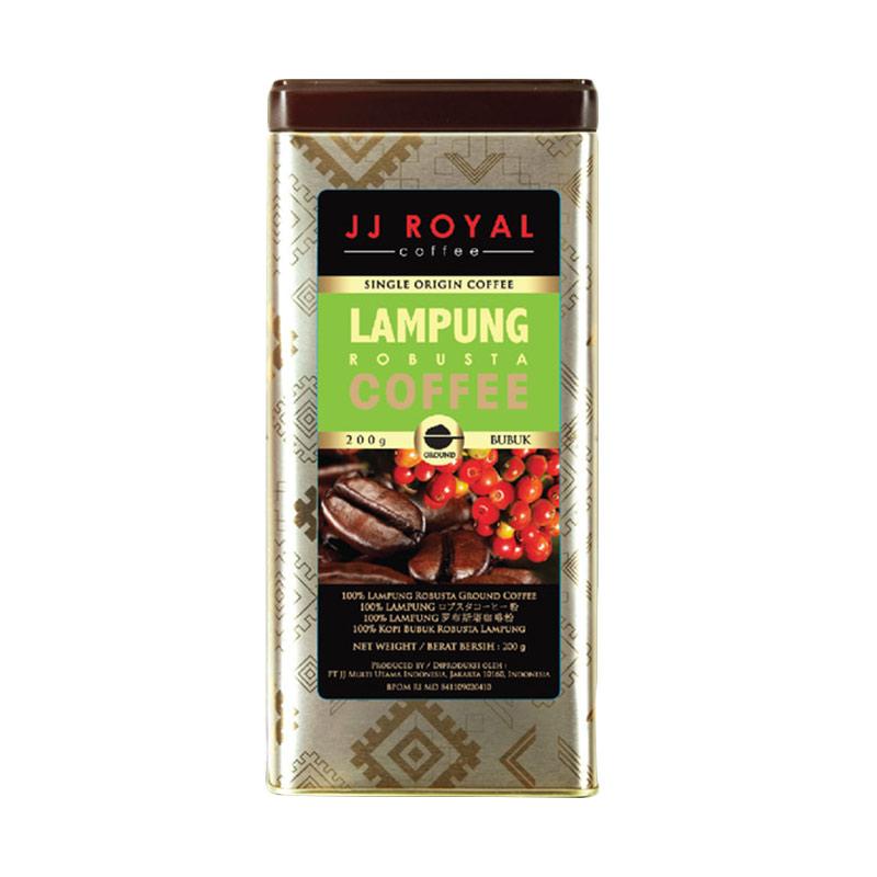 Promo JJ Royal Lampung Robusta Ground Tin Kopi [200 gr] Diskon 13% di ...