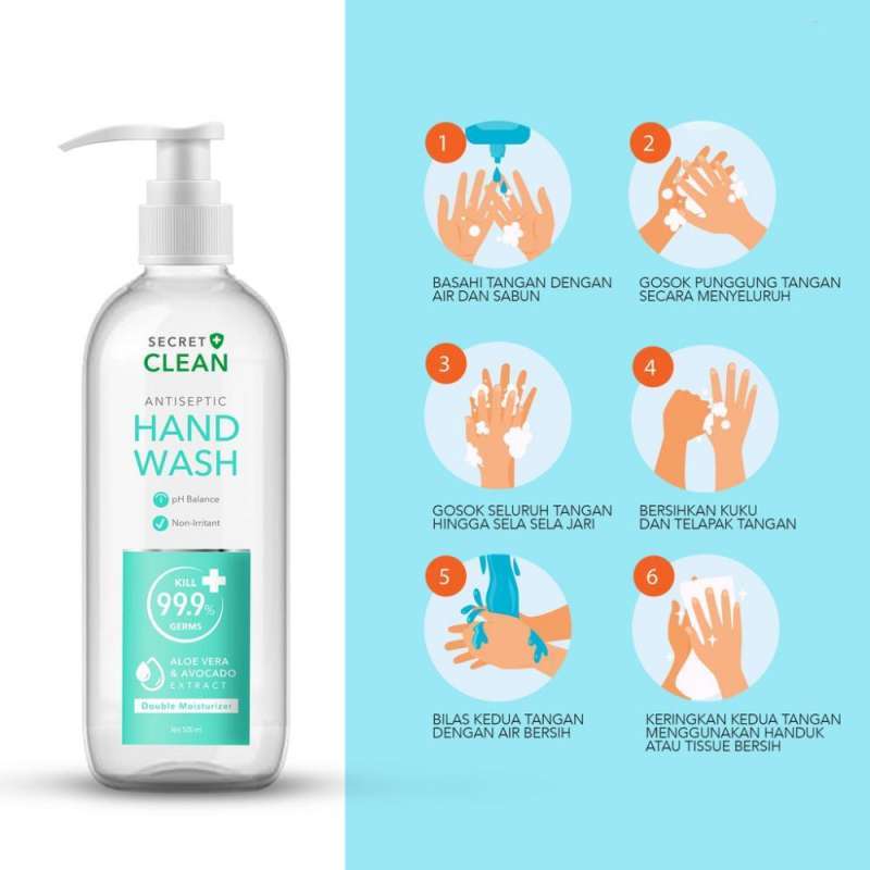 Jual Secret Clean Antiseptic Hand Wash 500 Ml Di Seller Bhinneka.com ...