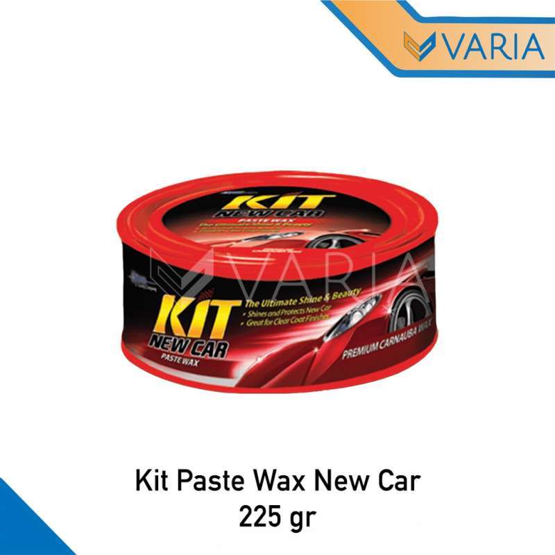 Jual Kit Paste Wax New Car Merah Poles Body Mobil Cat Baru 225 gr di ...