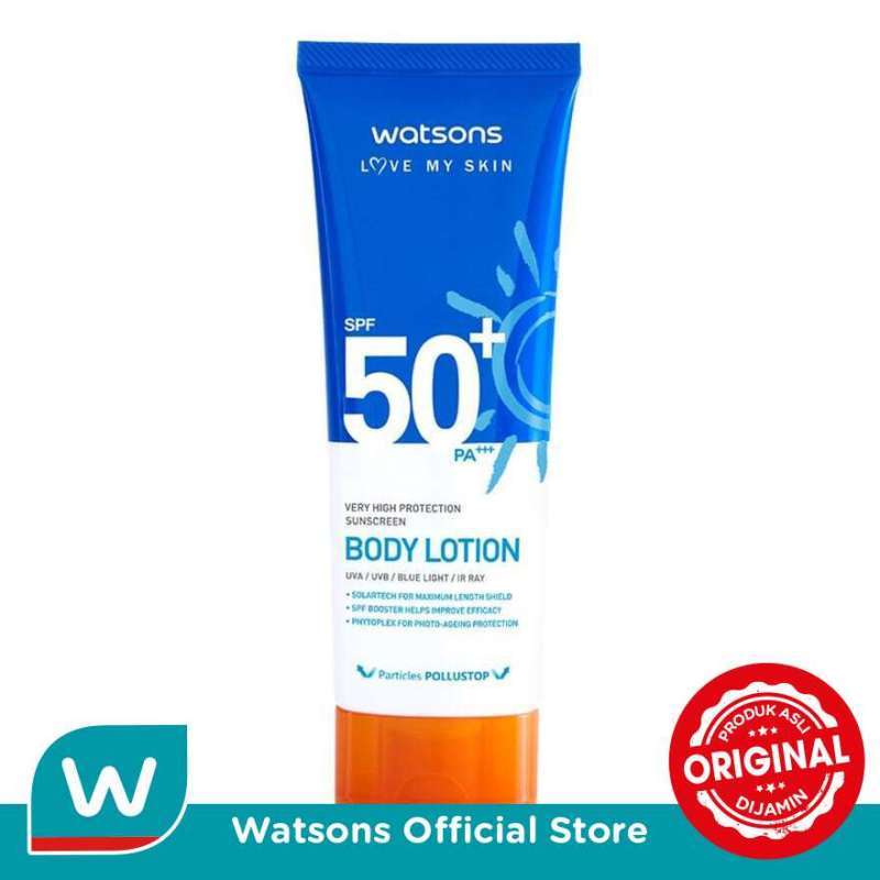 Promo WATSONS Very High Protection Sunscreen Body Lotion Spf50+ 100ml ...
