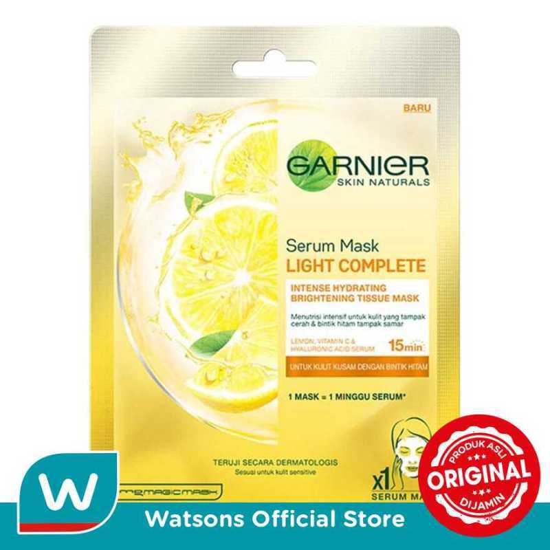 Promo Garnier Serum Mask Light Complete Diskon 28% di Seller WATSONS ...