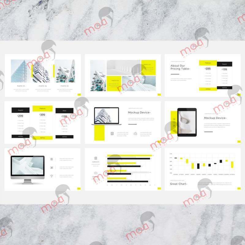 Jual Premium Template Presentasi Powerpoint 006 Interior Furniture ...